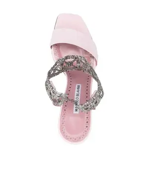 Manolo Blahnik Lierasan Embellished Sandals