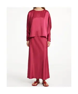 BY MALENE BIRGER Long Sleeve U-neck Top