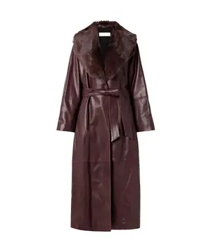 Luxury Leather Shearling Coats