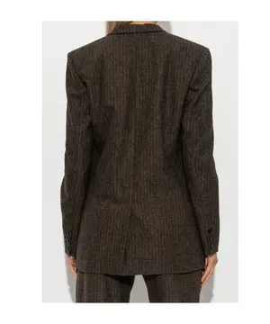 Isabel Marant Étoile Long Sleeve Pinstripe Blazer