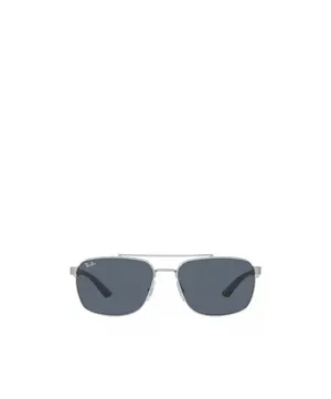 Ray-ban Rectangular Frame Sunglasses - Silver