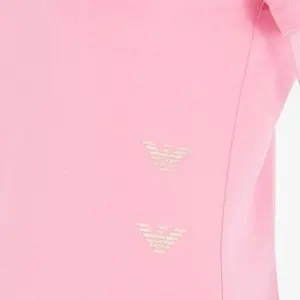 EA7 T-shirt With Round Neck And Short Sleeves - Pink