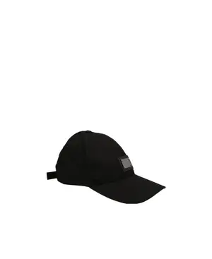 Dolce & Gabbana Baseball Cap With Logo Detail - Black