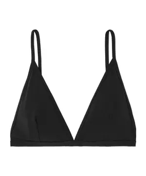 TOTEME Triangle Clasp Bikini Top - Black