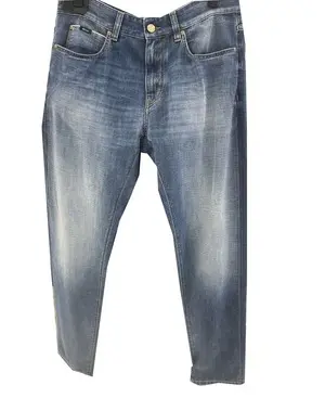 Zegna Middle Waist Straight Leg Jeans