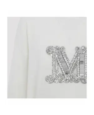 Max Mara Palato Sequin-logo Jumper