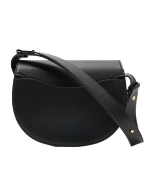 Burberry Small Bridle Foldover-top Crossbody Bag - Black