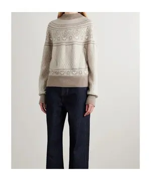 Khaite Fair Isle Cashmere Sweater - No