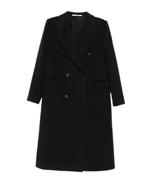 Tagliatore Double-breasted Tailored Coat - Gray