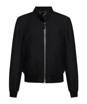TOM FORD Zip-fastening Bomber Jacket - Black