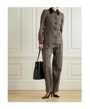 BLAZÉ MILANO Tailored Tweed Trousers