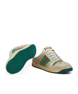 Gucci Screener Sneakers With Vintage Logo