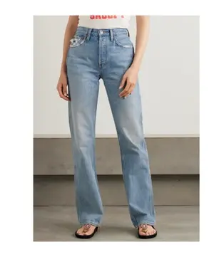 RE/DONE Belt Loop Distressed Jeans