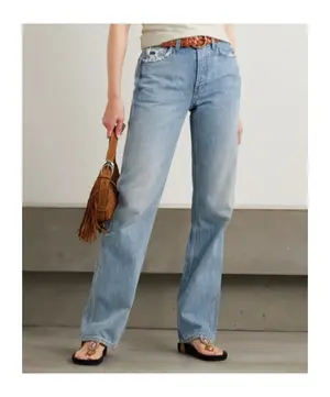RE/DONE Belt Loop Distressed Jeans