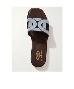 TOD'S Logo Flat Slides