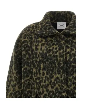 NUDE Animal Print Long Coat