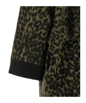 NUDE Animal Print Long Coat