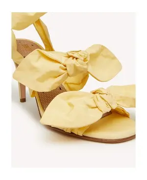 Red Valentino Open Toe Knot Detail High Heel Sandals