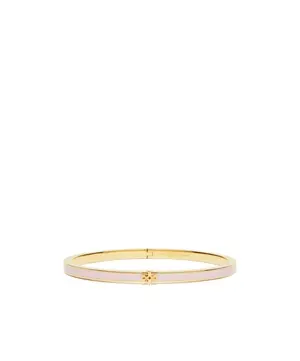 Tory Burch Kira Thin Enamel Bracelet - Golden