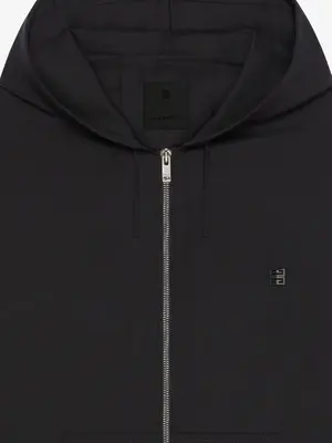 Givenchy 4g Plaque Zip-up Hoodie