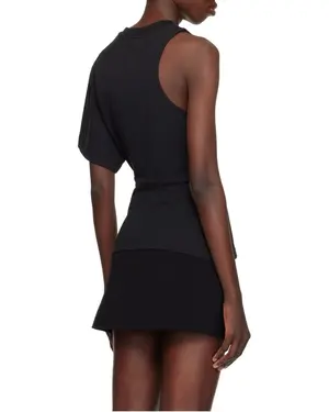COURREGES Courrèges Asymmetrical One-sleeve T-shirt