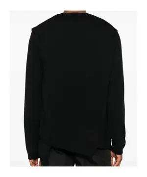 Comme Des Garçons Asymmetrical Hem Layered Jumper