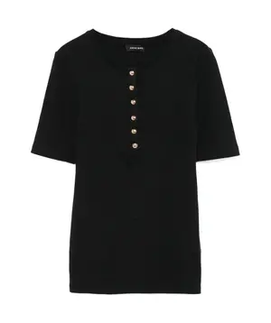 ANINE BING Alessia Knitted T-shirt