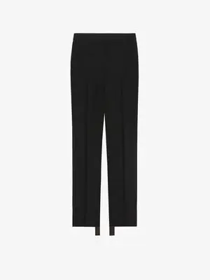 Givenchy Satin Band Straight Leg Trousers