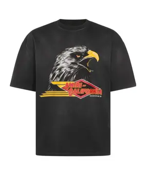 Amiri Logo Printed Crewneck T-shirt