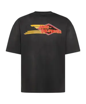Amiri Logo Printed Crewneck T-shirt
