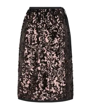 Prada Sequined Skirt - Black