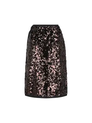 Prada Sequined Skirt - Black