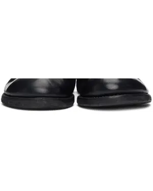 Guidi Leather Zip-front Ankle Boots - Black