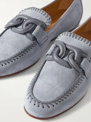 TOD'S Logo Chain Loafers