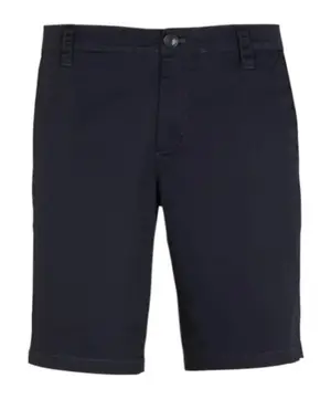 Armani Exchange Buttoned Shorts With Belt Loops And Multiple Pockets - Black