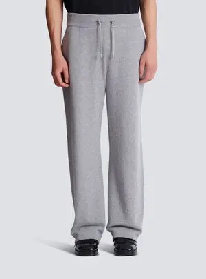 Balmain Logo Patch Straight-leg Trousers
