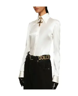Dolce & Gabbana Letter Logo Buckle Belt