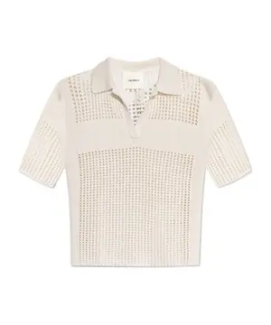 LISA YANG Lei Open-knit Cashmere Top