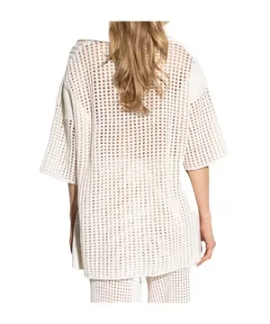 LISA YANG Lei Open-knit Cashmere Top