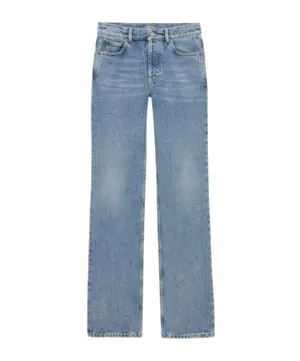 Saint Laurent Nico Low-rise Straight Leg Jeans