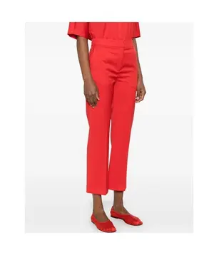 LOULOU STUDIO Sofe Trousers - Tomato Red