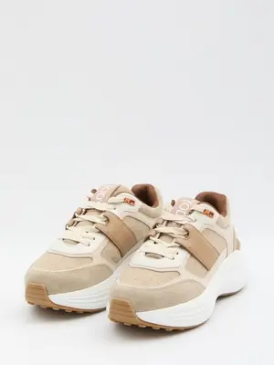 TOD'S Round Toe Lace-up Sneakers