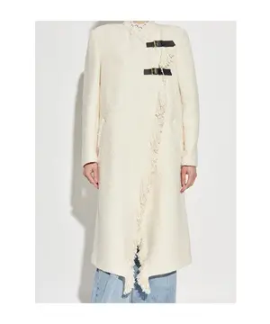 Isabel Marant Étoile Long Sleeve Coat With Fringing