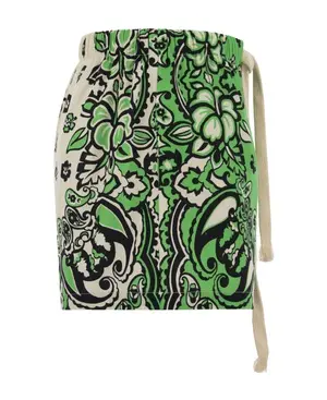 Red Valentino Printed Drawstring Shorts