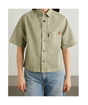 HAIKURE Button-down Short-sleeve Shirt
