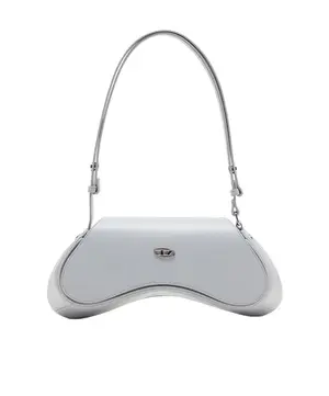 DIESEL® Play Crossbody Curved Shoulder Bag - Grey
