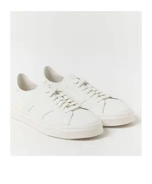 Santoni Round Toe Low-top Sneakers