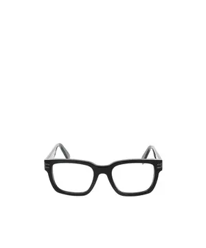 BVLGARI Rectangular Frame Eyeglasses - Black