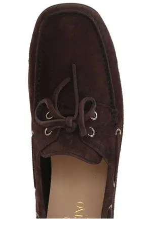 Valentino Garavani Square Toe Slip-on Loafers