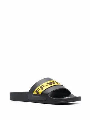 Off-White Industrial Belt Sliders